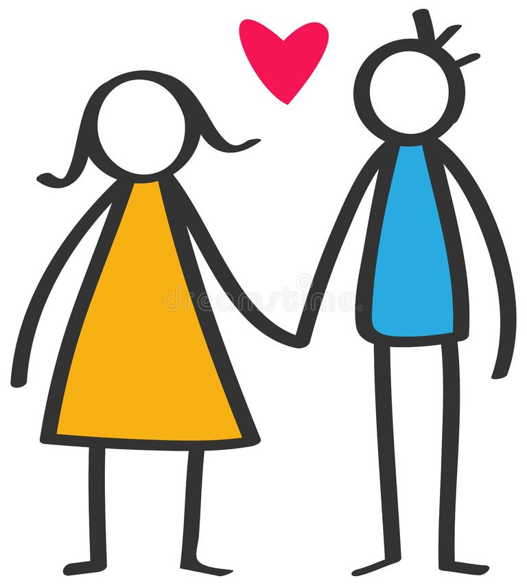 Stick Figure Stick Man Couple Love Stock Illustrations 844 Stick Figure Stick Man Couple Love