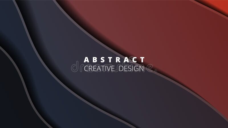 Simple Colorful Vector Background in Material Style. Horizontal ...