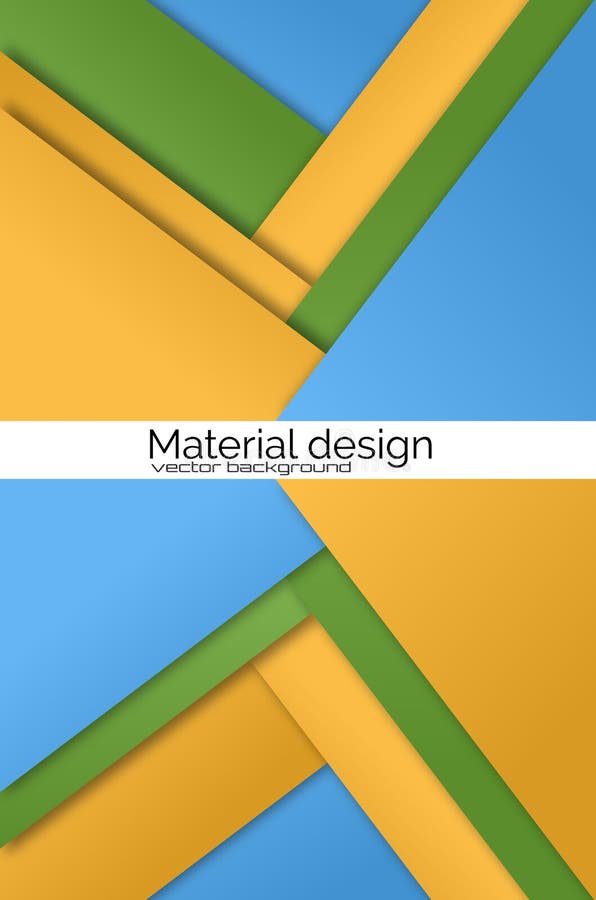 Simple Colorful Vector Banners Set in Material Design Style Stock ...