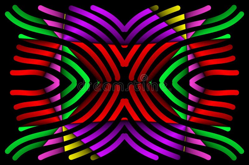 Simple Colourful Line Art Pattern for Background Wallpaper Presentation ...