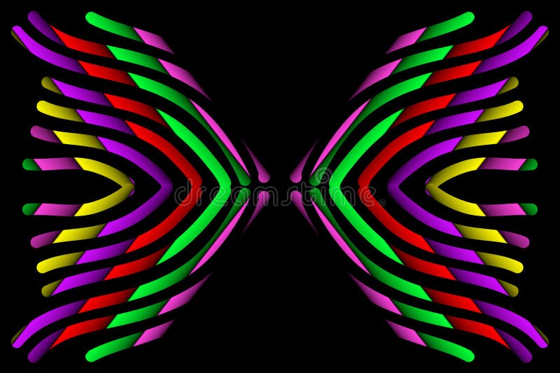 Simple Colourful Line Art Pattern for Background Wallpaper Presentation ...