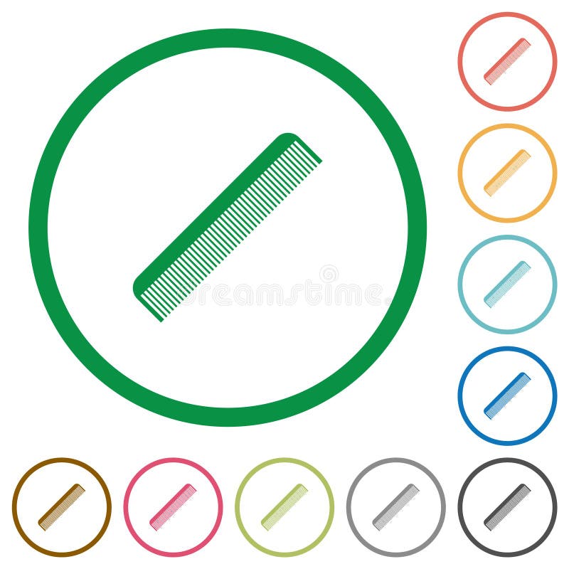 Comb Outlines Stock Illustrations – 167 Comb Outlines Stock ...