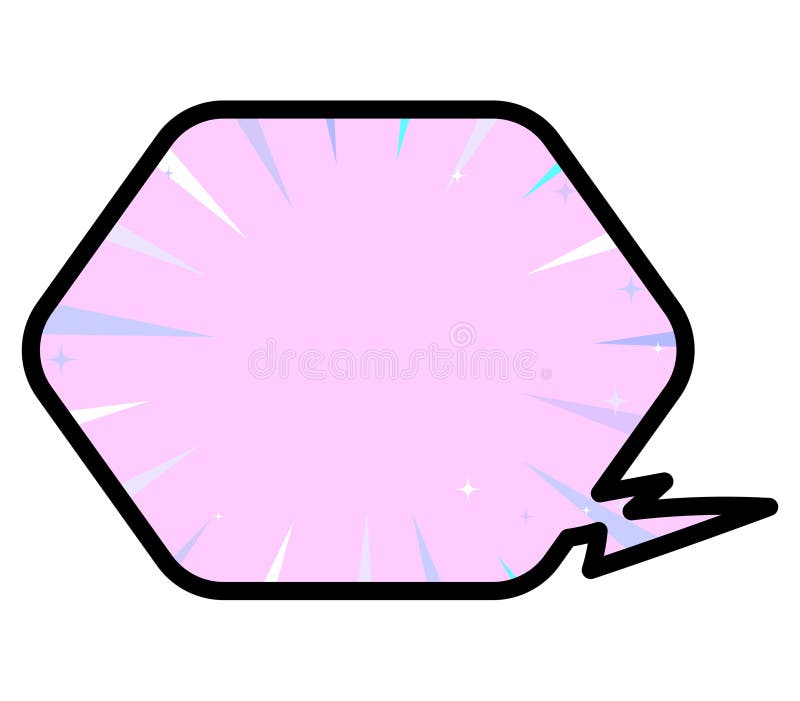 Simple Comic Speech Bubbles Speech Bubbles Colorful Stock Vector ...