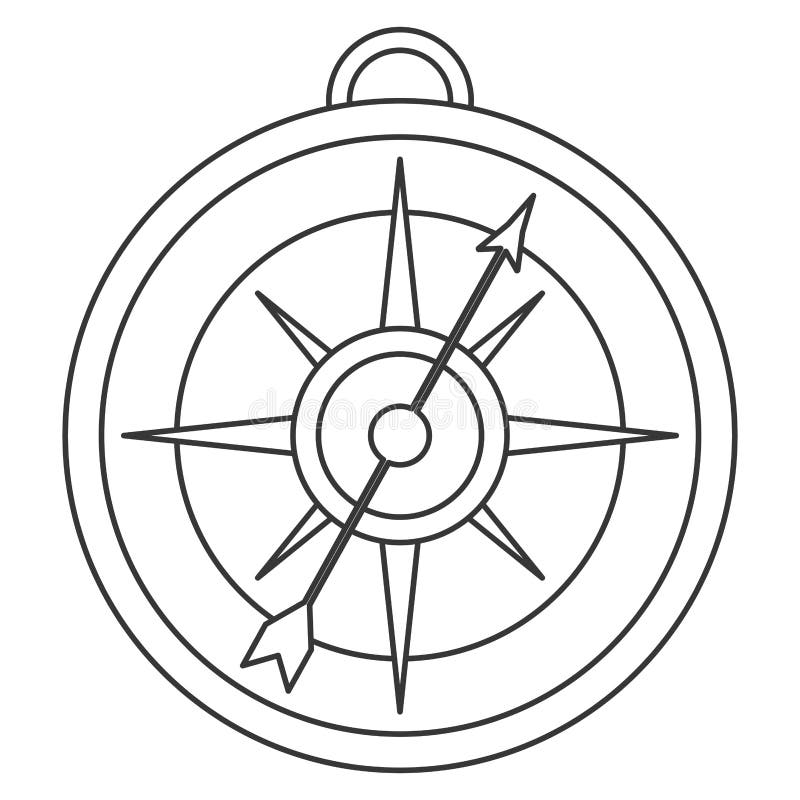 Simple Compass Drawing