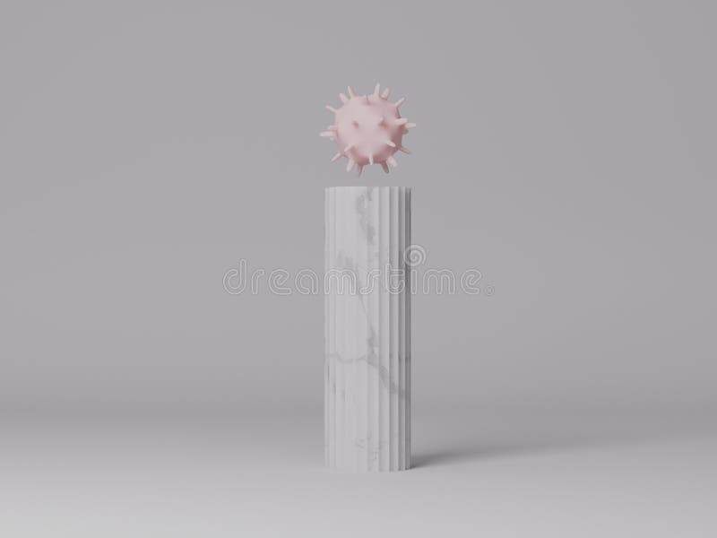 Simple Composition of Different Objects, 3D Rendering Stock ...