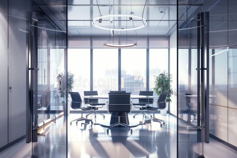 A Simple Conference Room Setup. Suitable for Business Presentations ...