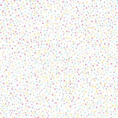 Simple Confetti Background. Pastel Seamless Pattern Stock Vector ...