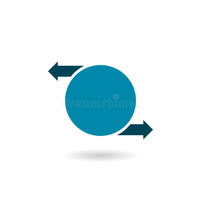 Simple Connected Icon with Shadow Stock Vector - Illustration of icon ...