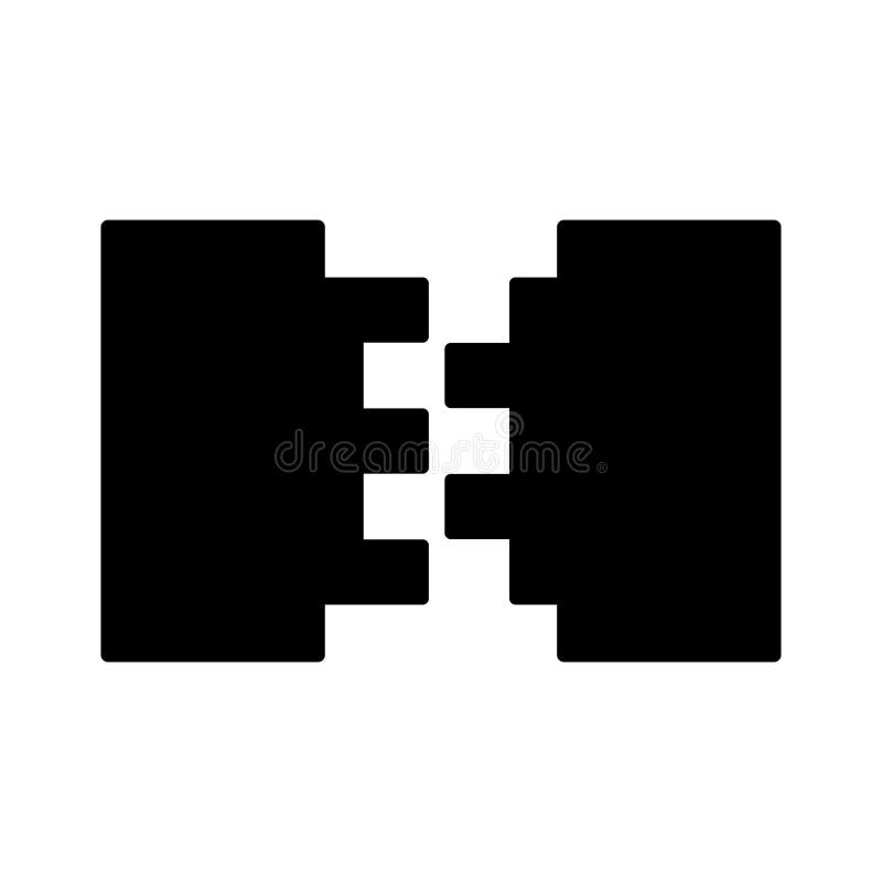 Simple connection icon stock illustration. Illustration of community ...