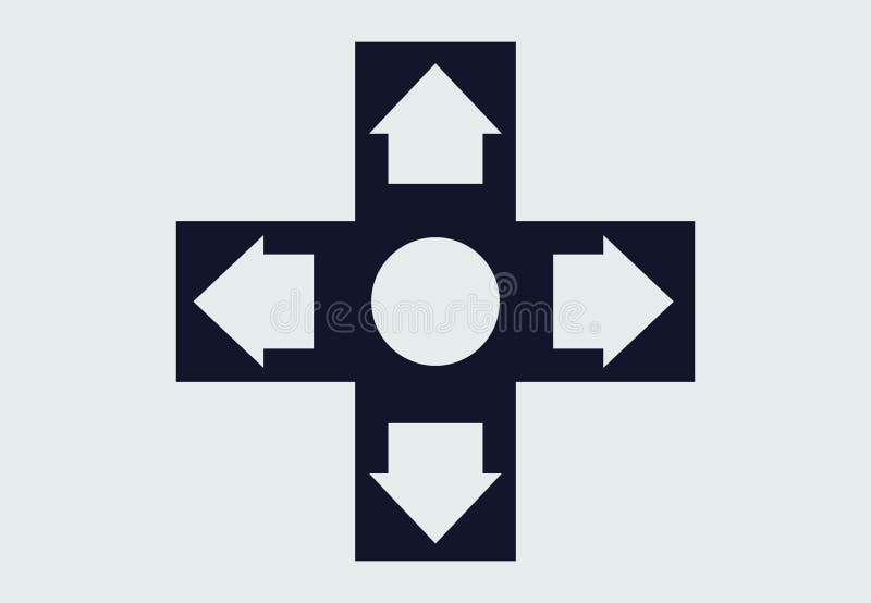 Simple Control box button stock vector. Illustration of device - 181571218