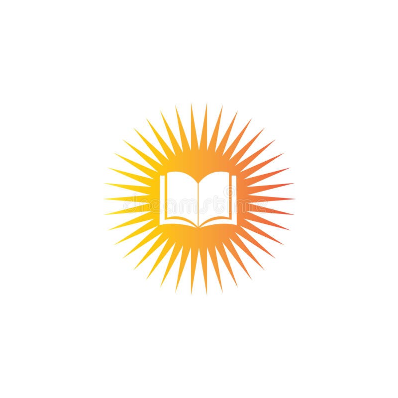 Simple cool book icon logo stock illustration. Illustration of line ...