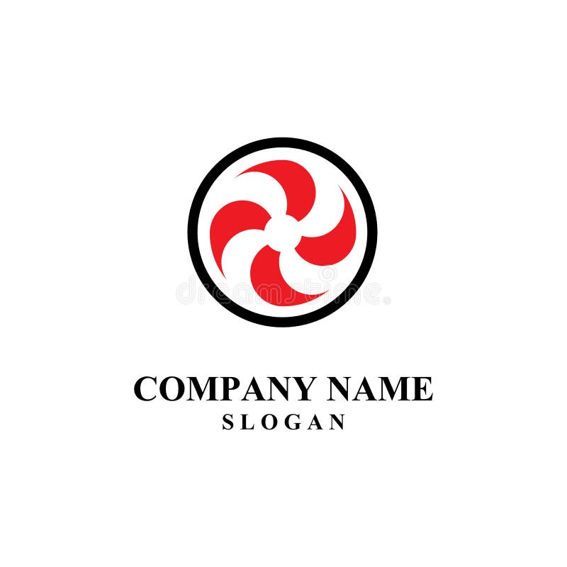 Simple Cool Circle Icon Logo Stock Illustration - Illustration of ...