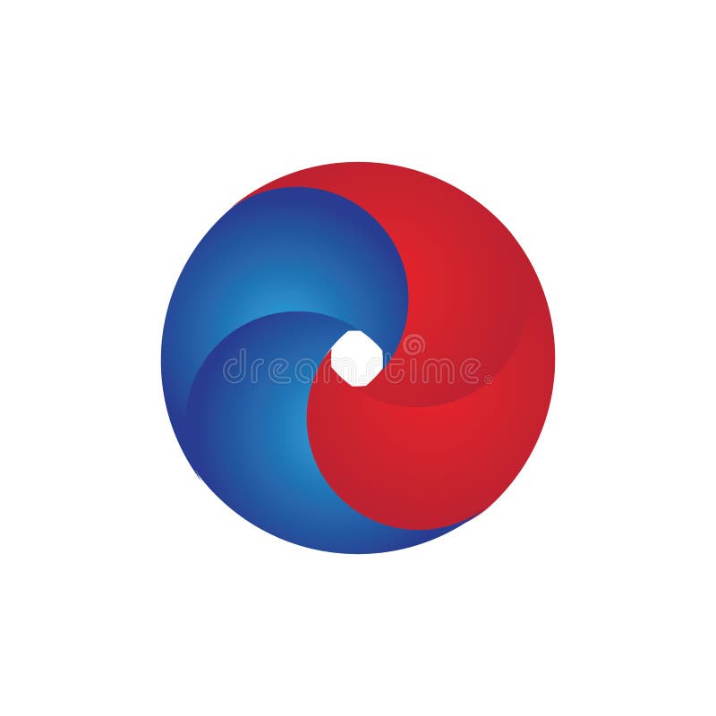 Simple Cool Circle Icon Vector Logo Stock Vector - Illustration of ...