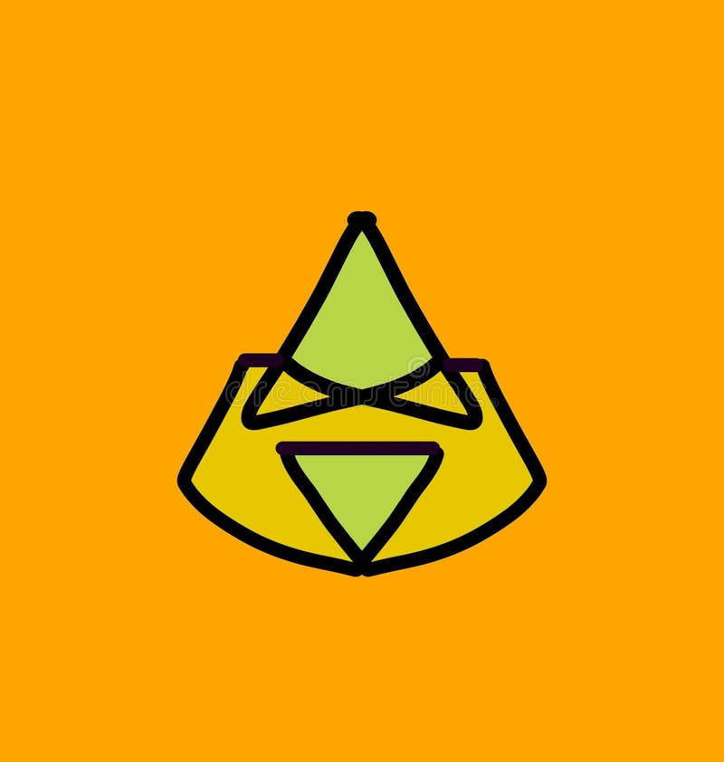 Simple and Cool Modern Logo Design Stock Illustration - Illustration of ...