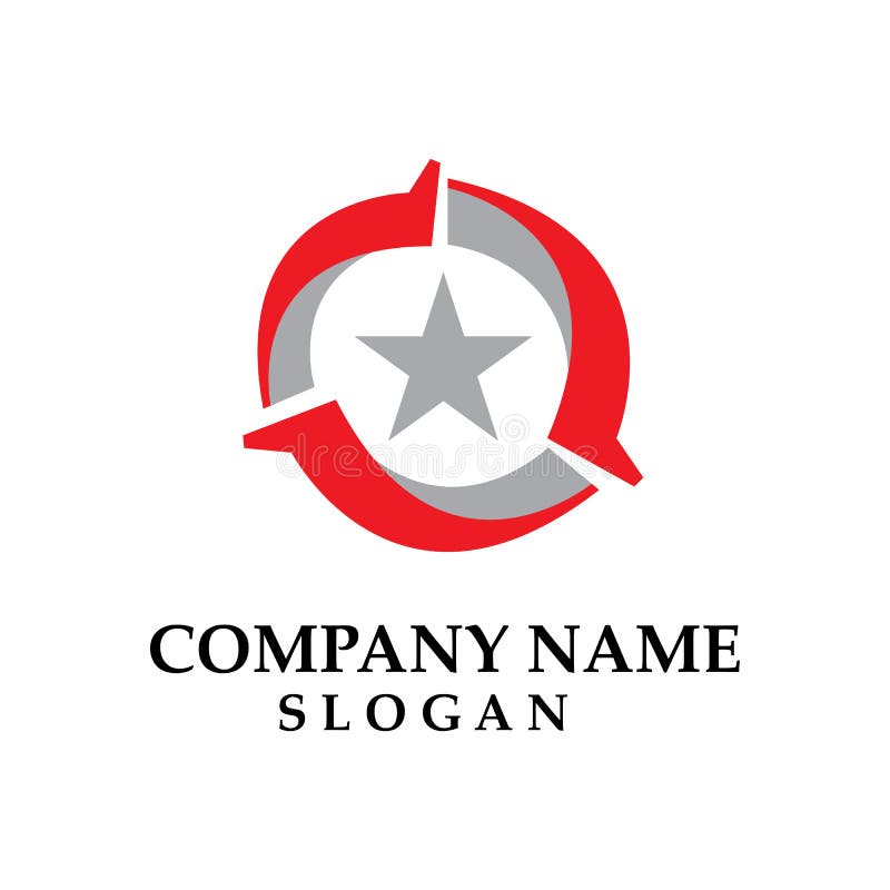 Simple Cool Star Icon Vector Logo Stock Illustration - Illustration of ...