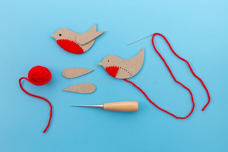 Simple Craft of Bird, DIY, Instruction, Cut Out Cardboard, Creative ...
