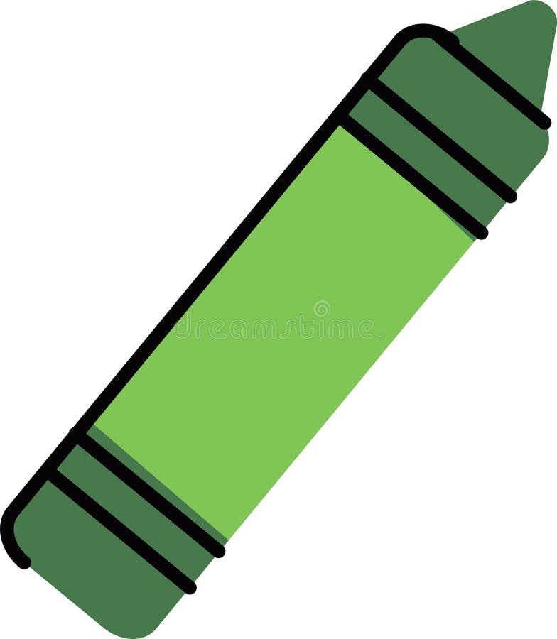 Simple Crayon Drawing stock illustration. Illustration of clear - 373797031
