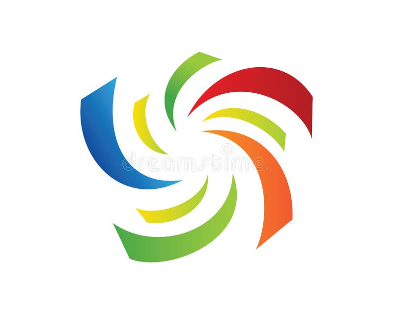 Simple and Creative Abstract Swirl Stock Vector - Illustration of ...