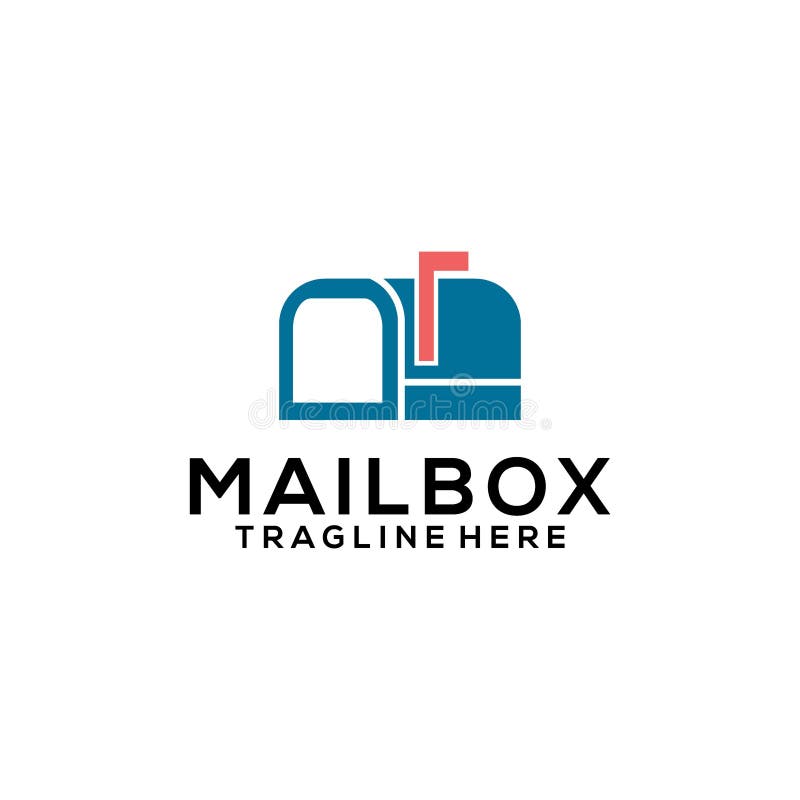 Simple and Creative Mail Box Logo Collection Stock Illustration ...
