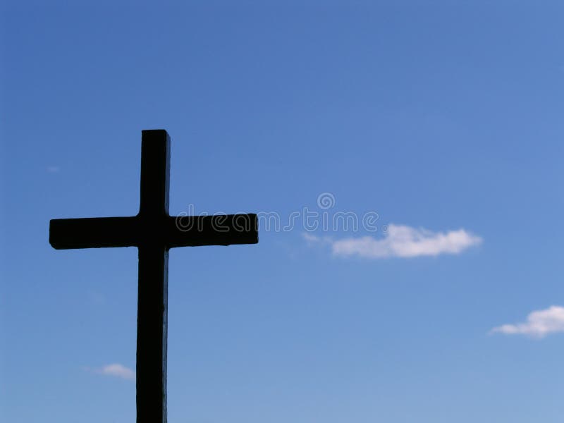Simple cross stock photo. Image of symbol, peace, graveyard - 149876