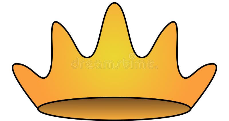 Simple Crown Doodle. Vector Royal Icon. Stock Vector - Illustration of ...