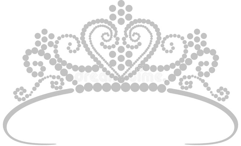 Simple Crown Icon Made of Precious Stones Stock Vector - Illustration ...