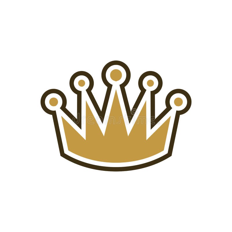 Simple Crown Logo Template Illustration Design. Vector EPS 10 Stock ...
