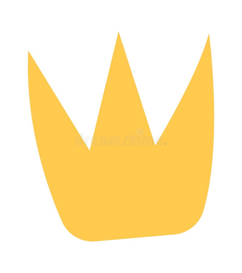 Simple Crown Silhouette stock vector. Illustration of crown - 278861886