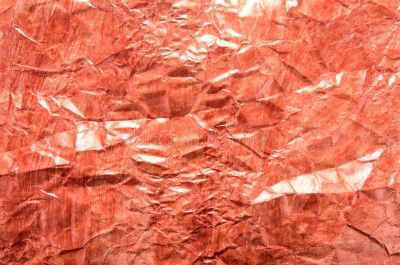 Simple Crumpled Paper Background with Bronze Color Stock Image - Image ...