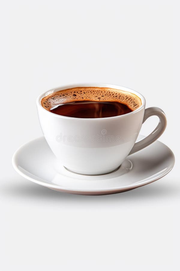 Simple Cup Coffee Saucer Suitable Cafe Menus Stock Photos - Free ...