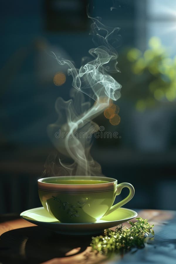A Simple Cup of Tea with Steam Rising Out of it. Suitable for Various ...