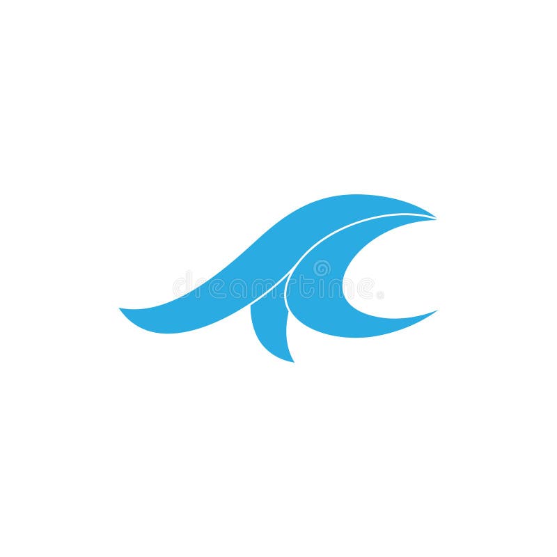 Simple Curves Waves Simple Logo Vector Stock Vector - Illustration of ...