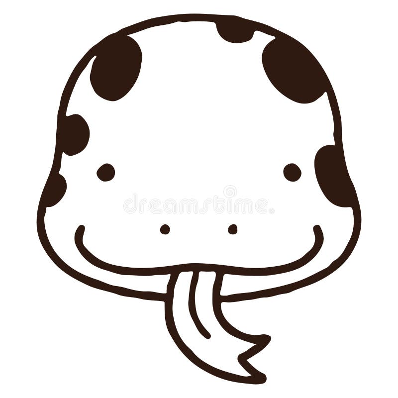 Simple and Cute Snake Line Art Stock Vector - Illustration of clip ...