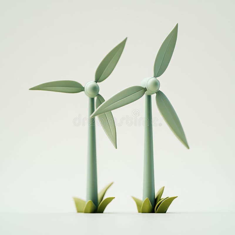 Simple 3D Design of Green Windmills Focused on Eco-Friendly Energy ...