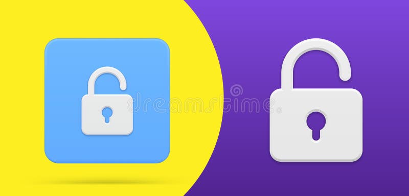 Purple Emblem Lock Icon Stock Illustrations – 221 Purple Emblem Lock ...