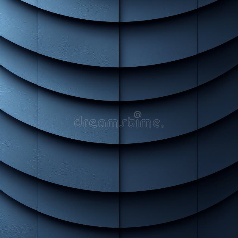 Simple Dark Blue Background with Minimalistic Layers Creating a Modern ...