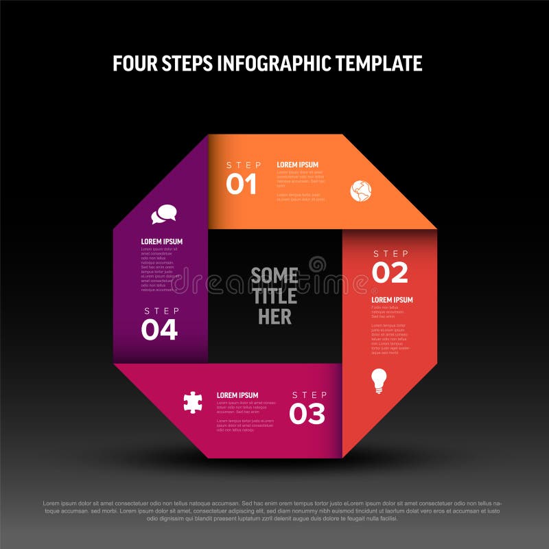 Infographic Cycle Diagram. Process Chart with 9 Options Stock ...