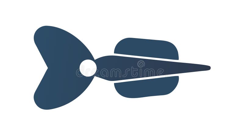 Simple Dart Icon, Target Practice, Precision Game, Vector Design ...