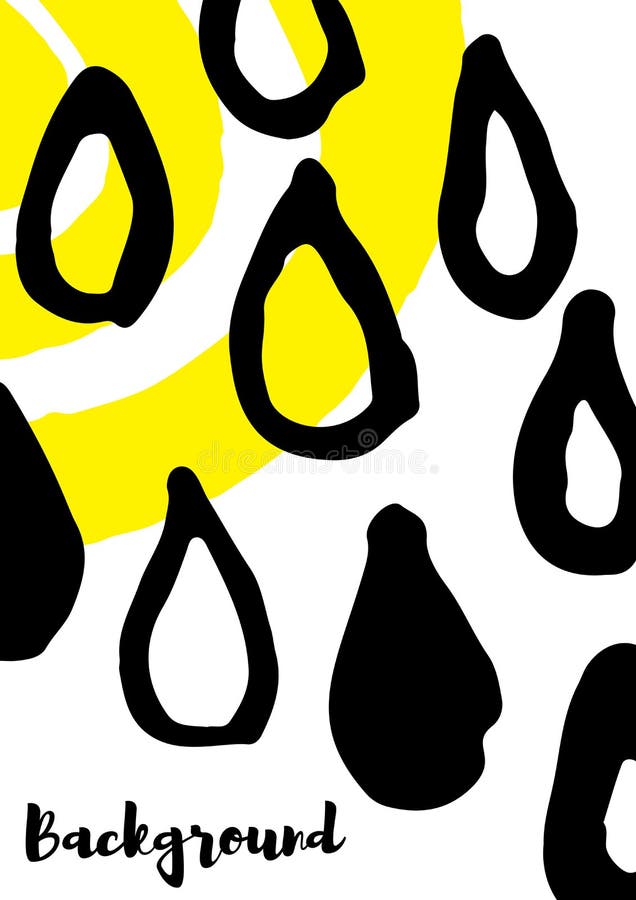 Simple Decorative Handmade Background Stock Vector - Illustration of ...