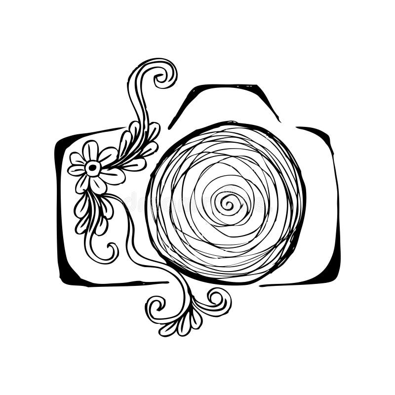 Camera Zentangle Stock Illustrations – 38 Camera Zentangle Stock ...