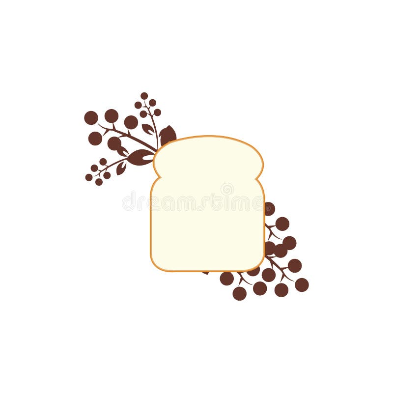 Simple Delicioso Pan Icono Vector Logo Ilustración del Vector ...