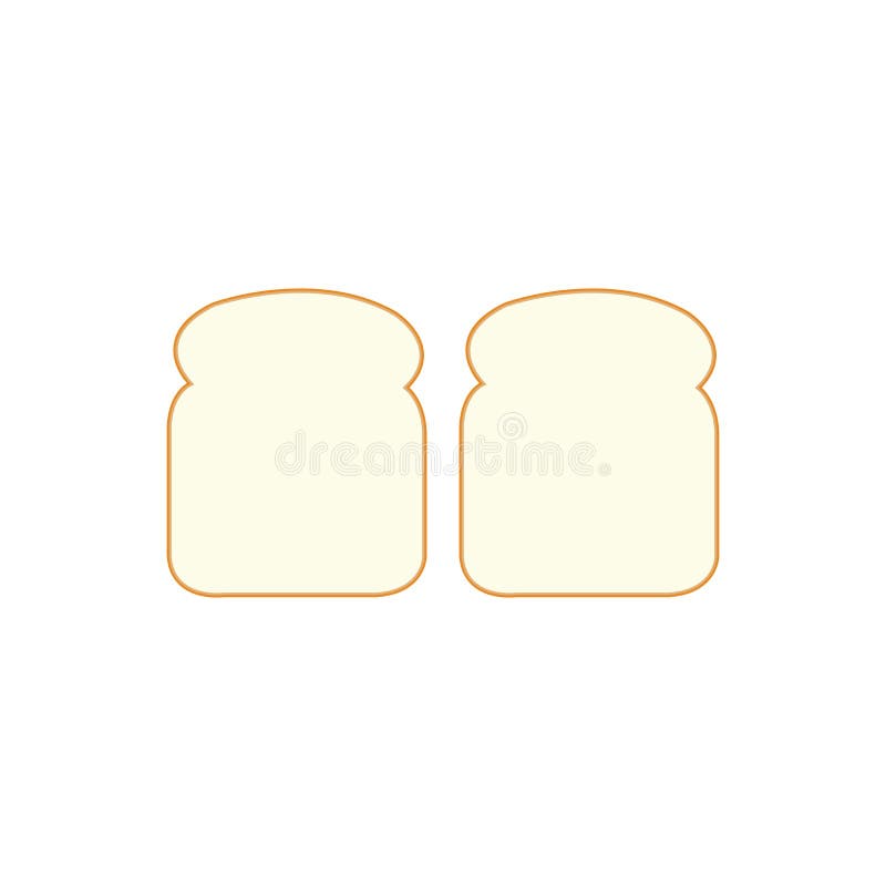Simple Delicious Bread Icon Vector Logo Stock Vector - Illustration of ...