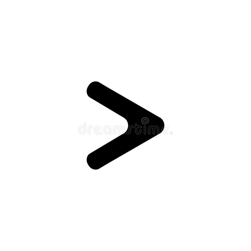 Simple Design Arrow Icon, Illustration Stock Illustration ...
