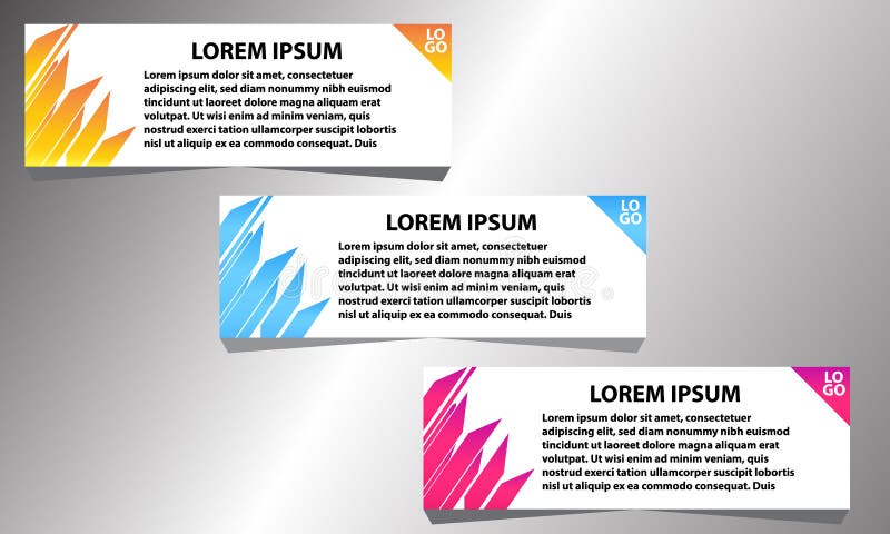Design Simple Vector Abstract Banner Design Web Template Stock ...