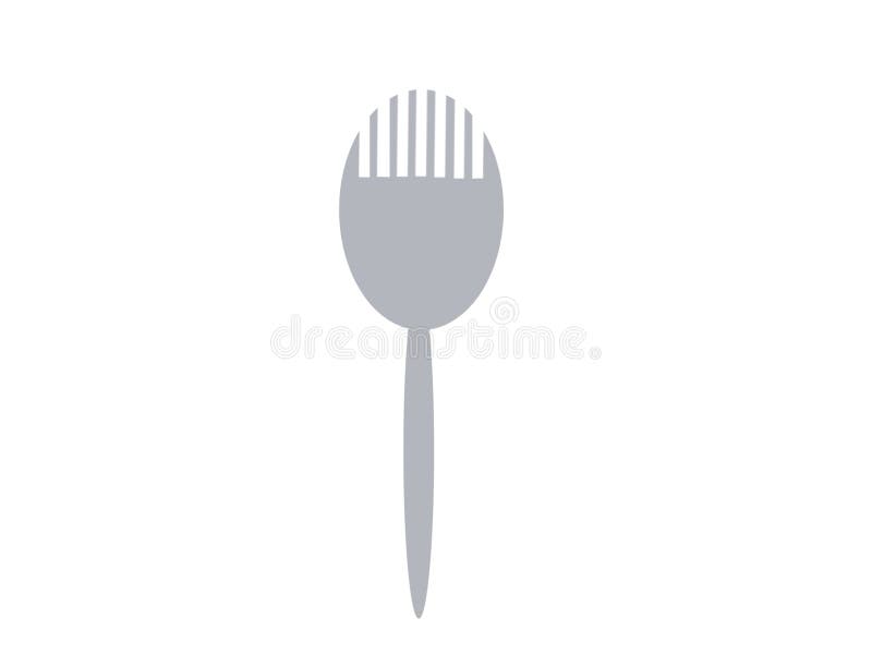 Simple Design Grey Spork Clipart Stock Photo - Image of spork, grey ...
