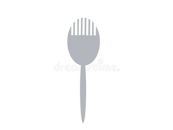 Simple Design Grey Spork Clipart Stock Photo - Image of spork, grey ...