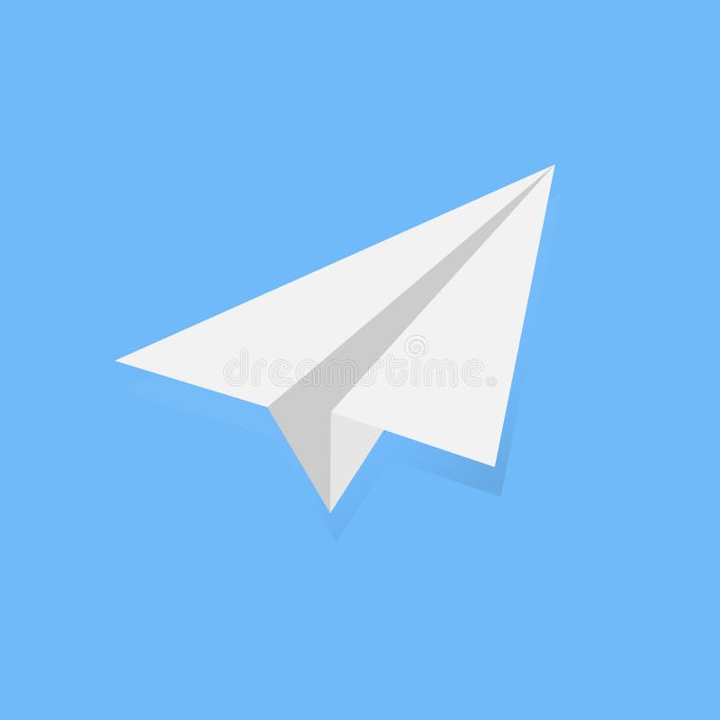 Designed Simple Paper Plane Object Stock Illustrations – 16 Designed ...