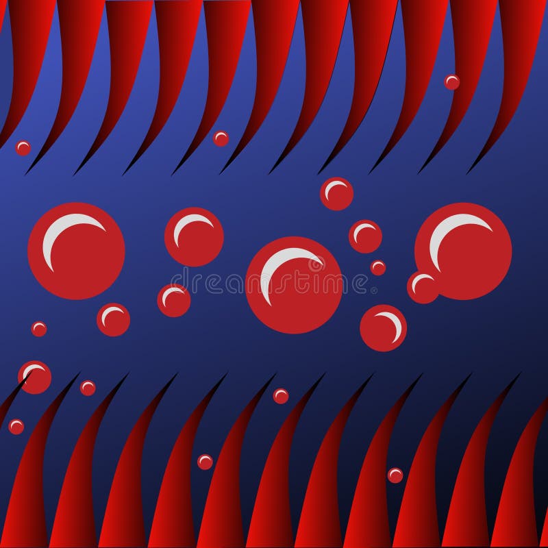 Simple Design Illustration of Bubbles 3d Stock Illustration ...