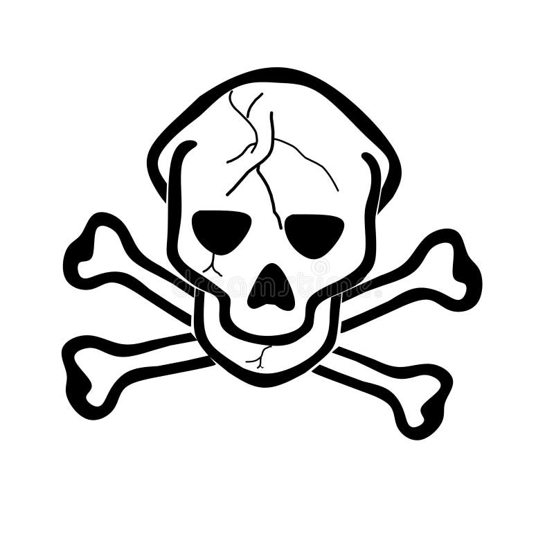 Simple Skull Illustration Stock Illustrations – 8,421 Simple Skull ...