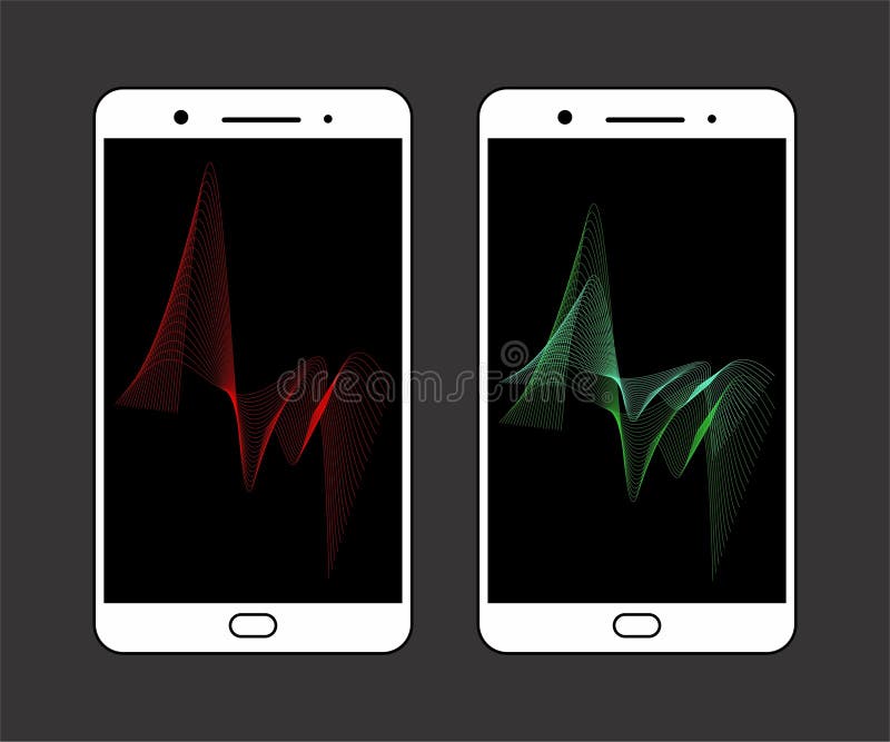 Simple Design Mobile Phone Vector Stock Vector - Illustration of ...